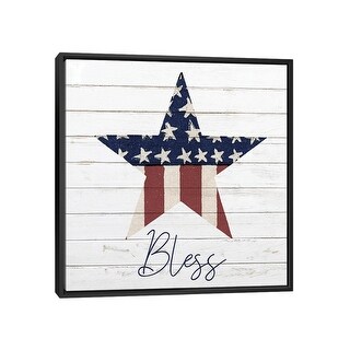iCanvas "God Bless America II" by Kimberly Allen Framed Canvas Print ...