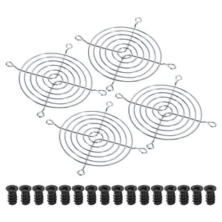 92mm Fan Finger Grill, 4 Pack Metal Grill Protector Guard with Screw ...