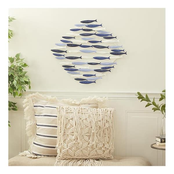 Coastal Fish Wall Art Decor - On Sale - Bed Bath & Beyond - 35415185