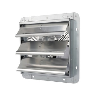 Wall Mounted Shutter Exhaust Fan Bathroom Axial Extractor Ventilation ...