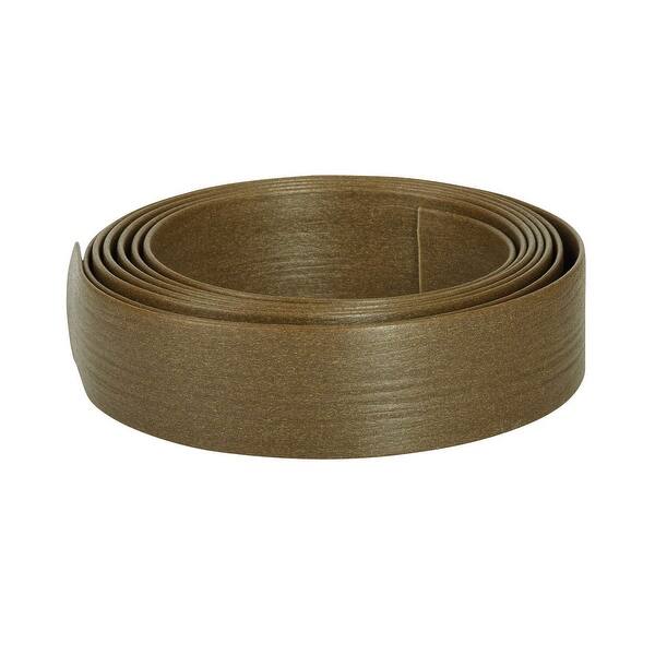 Suncast CE20 Eco Edge Composite Decorative Lawn Edging with Wood Grain ...