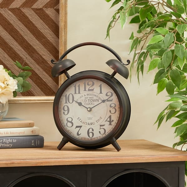 black table clock