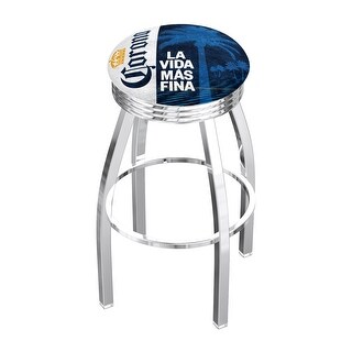 Corona (Palm) 25" Classic Swivel Counter Stool with Chrome Finish - 18 ...