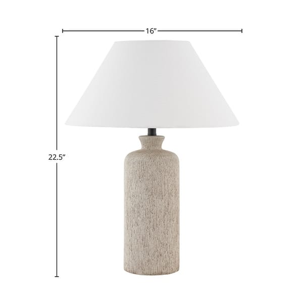 Eric 22.5" Table Lamp with Fabric Shade (Set of 2) - Bed Bath & Beyond ...