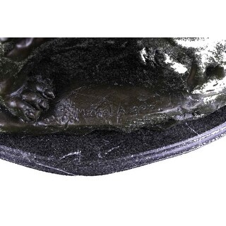 100 Percent Solid Bronze Statue Puget Greek Wrestler Hot Cast Sculpture ...