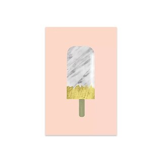 Marble And Gold Popsicle Print On Acrylic Glass by Emanuela Carratoni ...
