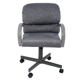 Casual Dining Cushion Swivel and Tilt Rolling Kitchen Chair - Bed Bath ...