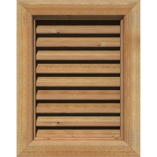 Functional Recessed Mounted Vertical Gable Vent, Unfinished - Bed Bath ...