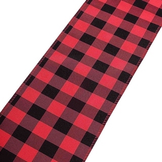 50Pcs Gingham Checkered Polyester Chair Sashes - Bed Bath & Beyond ...