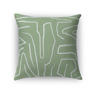 MEANDER GREEN Accent Pillow By Kavka Designs - Bed Bath & Beyond - 36419326