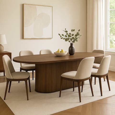 Oval, Pedestal Dining Tables - Overstock