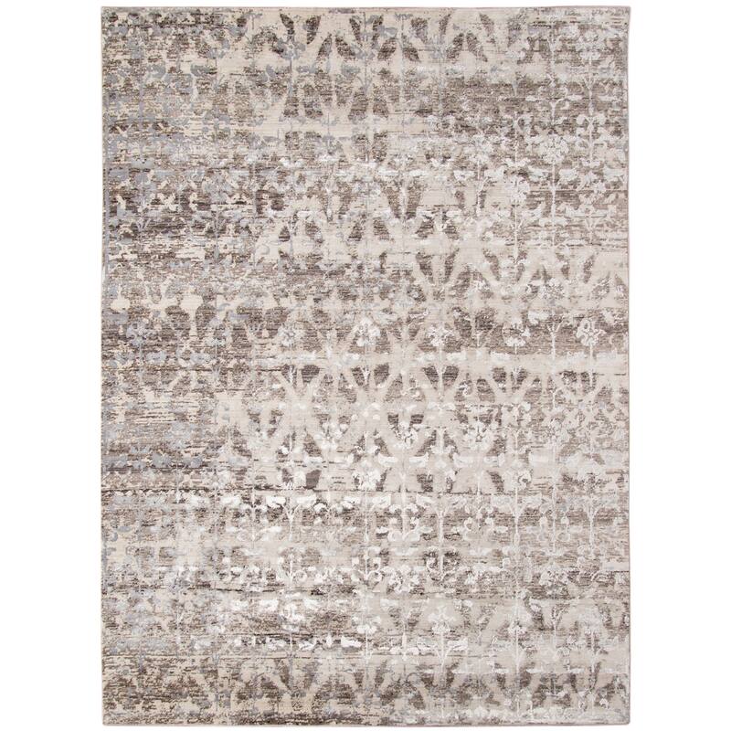 Savannah Geo Polyester Area Rug - Overstock - 22971261
