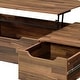 Throm Walnut Finish Coffee Table w/Lift Top - Bed Bath & Beyond - 43751682