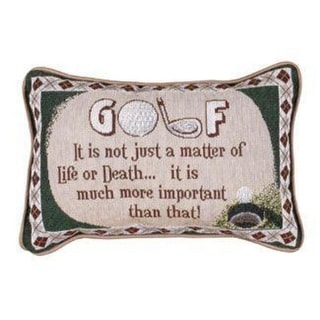 Set of 2 Funny Golf Quote Decorative Throw Pillows 9" x 12" - Bed Bath ...
