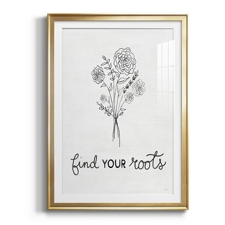Find Your Roots Sketch Premium Framed Print - Ready to Hang - Bed Bath ...