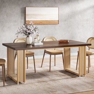 63-inch Rectangle Dining Kithen Table for 4-6 - Bed Bath & Beyond ...