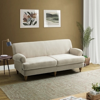Classic Transitional Sofa with Rolled Arms and Back - Bed Bath & Beyond ...