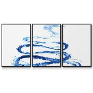 Indigo Vapor I - Multi Piece Framed Canvas - Bed Bath & Beyond - 39842809