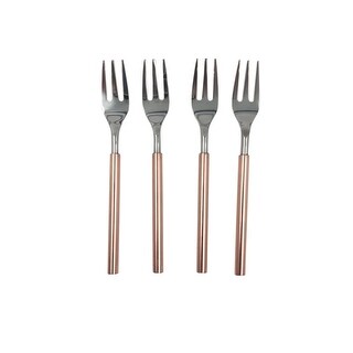 Set of 4 Tail Forks- A - SILVER & COPPER - Bed Bath & Beyond - 41046409