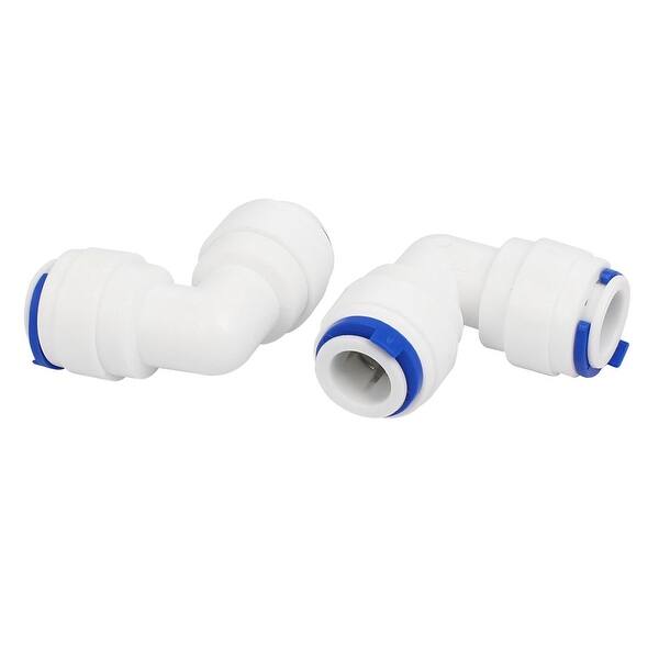3/8" Elbow Push Fit Tube Quick Connect 10pcs for Water System Fountain ...