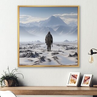 Designart "Military War Landscape Silent Witness " Military Framed ...
