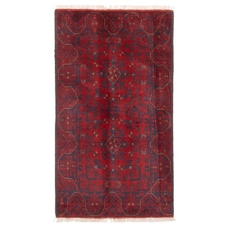ECARPETGALLERY Hand-knotted Finest Khal Mohammadi Red Wool Rug - 2'6 x ...