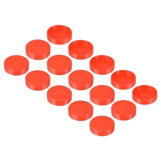 50mm ID Pipe End Caps, 15 Pack Round Tubing Insert Pipe Cover, Red ...