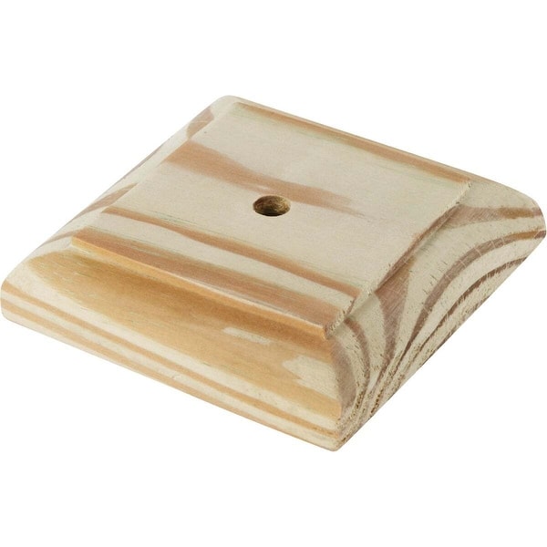 ProWood 4 In. x 4 In. Treated Wood Slat Base Post Cap - 1 Each ...