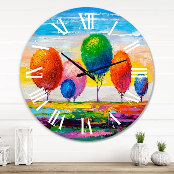 colourful clock