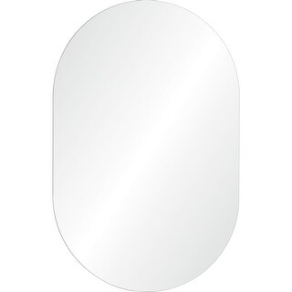 2-Way Hanging Oval Vanity Mirror - 40" - Silver - Bed Bath & Beyond ...