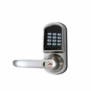 Left-Handed Digital Mechanical Door Lock with Entry Keypad - Bed Bath ...