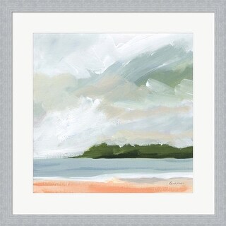 Pamela Munger 'Lake Beach' Framed Art - Bed Bath & Beyond - 36592583