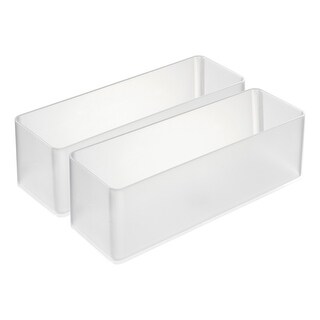 Yamazaki Home Stackable Clear Organizers (Set of 2) - Four Sizes, PS ...