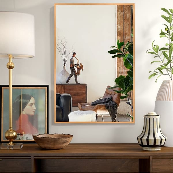 thin frame wall mirror