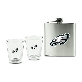 NFL 3pc Flask & Shot Glass Set - Philadelphia Eagles - Bed Bath ...