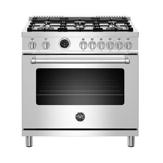 36in Master Series range - Electric self clean oven - 6 brass burners ...