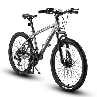 24 Inch Mountain Bike with Daul Disc Brakes and Front Suspension - Bed ...