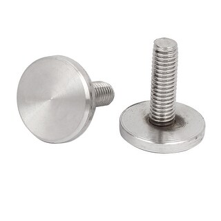 Glass Mirror 304 Stainless Steel Round Screw Cap Nails M8x25mm 2pcs ...