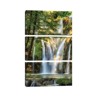 iCanvas "La Cascade" by Lars van de Goor 3-Piece Canvas Wall Art Set ...
