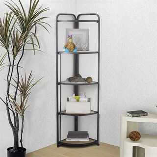 Lefeld 5 Tier Foldable Corner Shelf - On Sale - Bed Bath & Beyond ...
