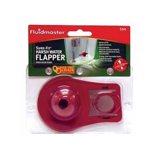 Fluidmaster 504 Sure-Fit Flapper, Red - Bed Bath & Beyond - 20085369