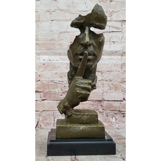 Abstract Silence Bronze Sculpture – Dali Modern Art Decor - Bed Bath ...