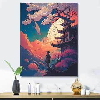 Designart "Magic Mythical Visions Of Ancient Legends I" Abstract ...