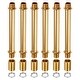 6set M10x1 Threaded Extension Rod Kit 100mm Coupling Nut with Pipe Hex ...