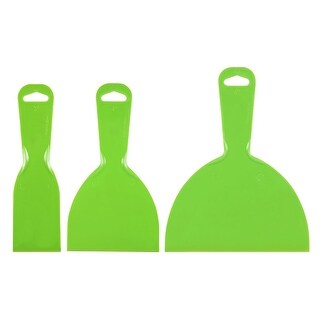 Putty Scraper Set (2", 4", 6") Flexible Plastic Putty Knives for ...