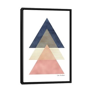 iCanvas "Triangles II" by Seven Trees Design Framed Canvas Print - Bed ...