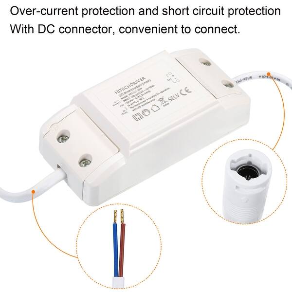 12-18W 280mA LED Driver AC 100-240V Output 36-54V DC Female Connector ...