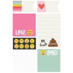 6 Designs/10 Sheets Each - Carpe Diem Emoji Love Sticky Notes - Bed ...