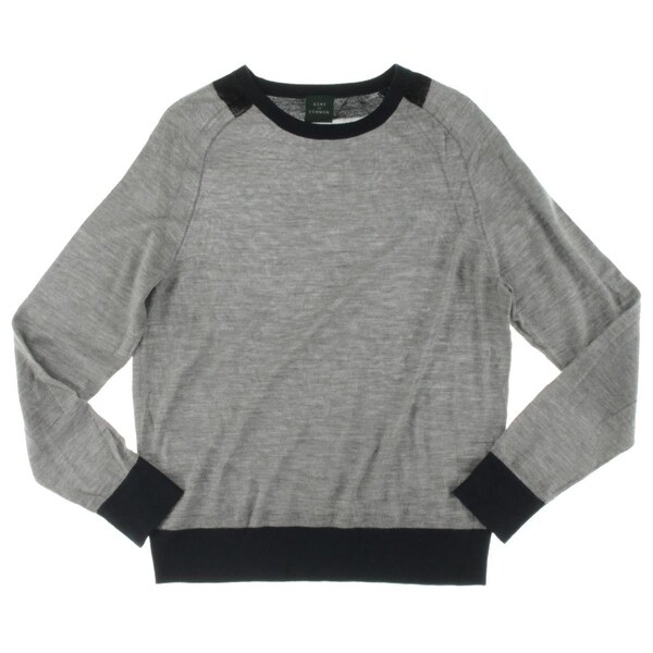 Kent & Curwen Mens Crewneck Sweater Wool Raglan Sleeves - L - Overstock ...