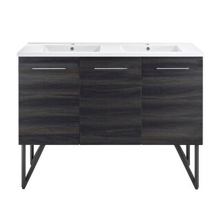 Swiss Madison SM-BV224D Annecy 48" Free Standing Double Basin Vanity ...